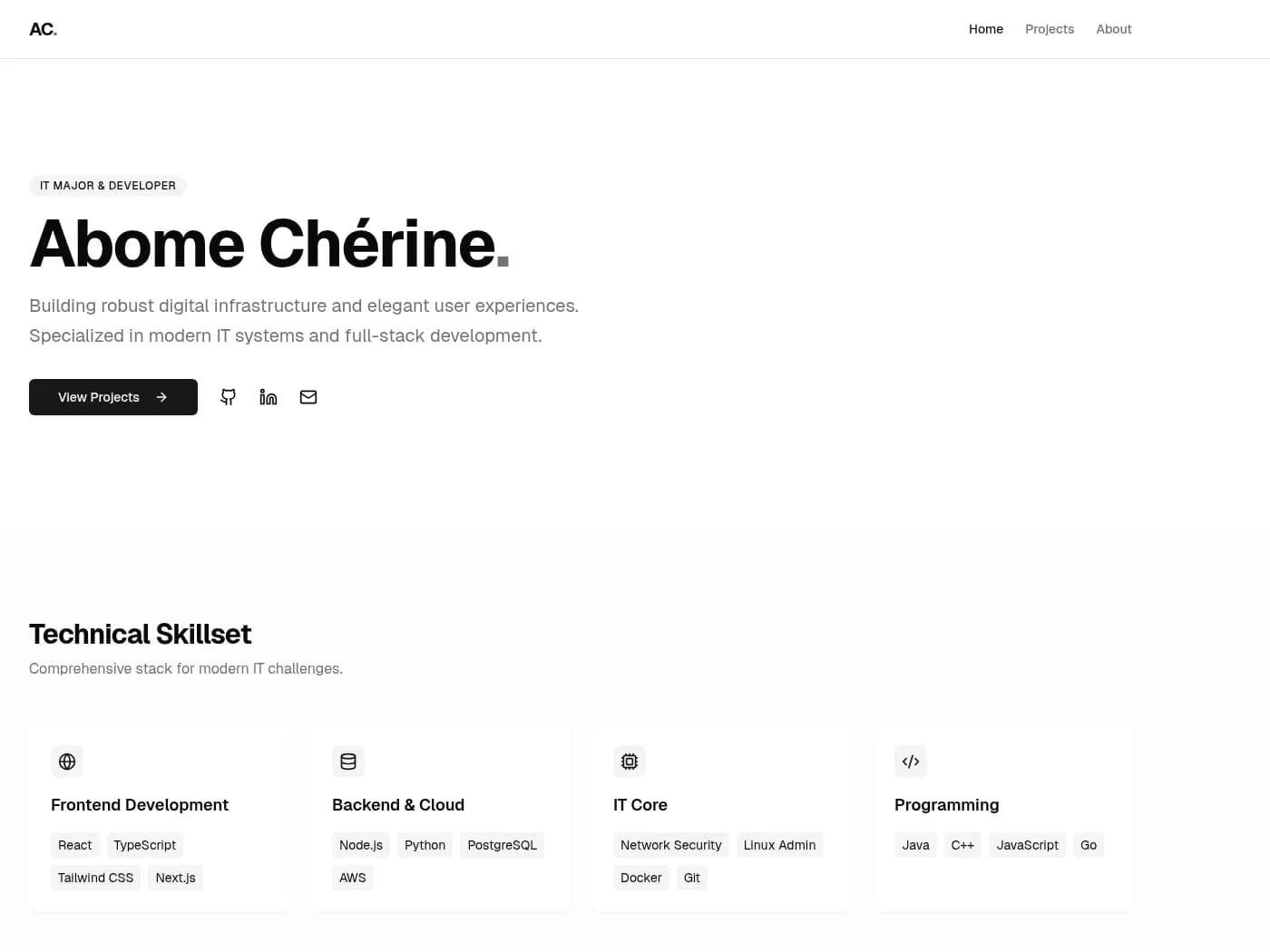 Cherine's IT Portfolio