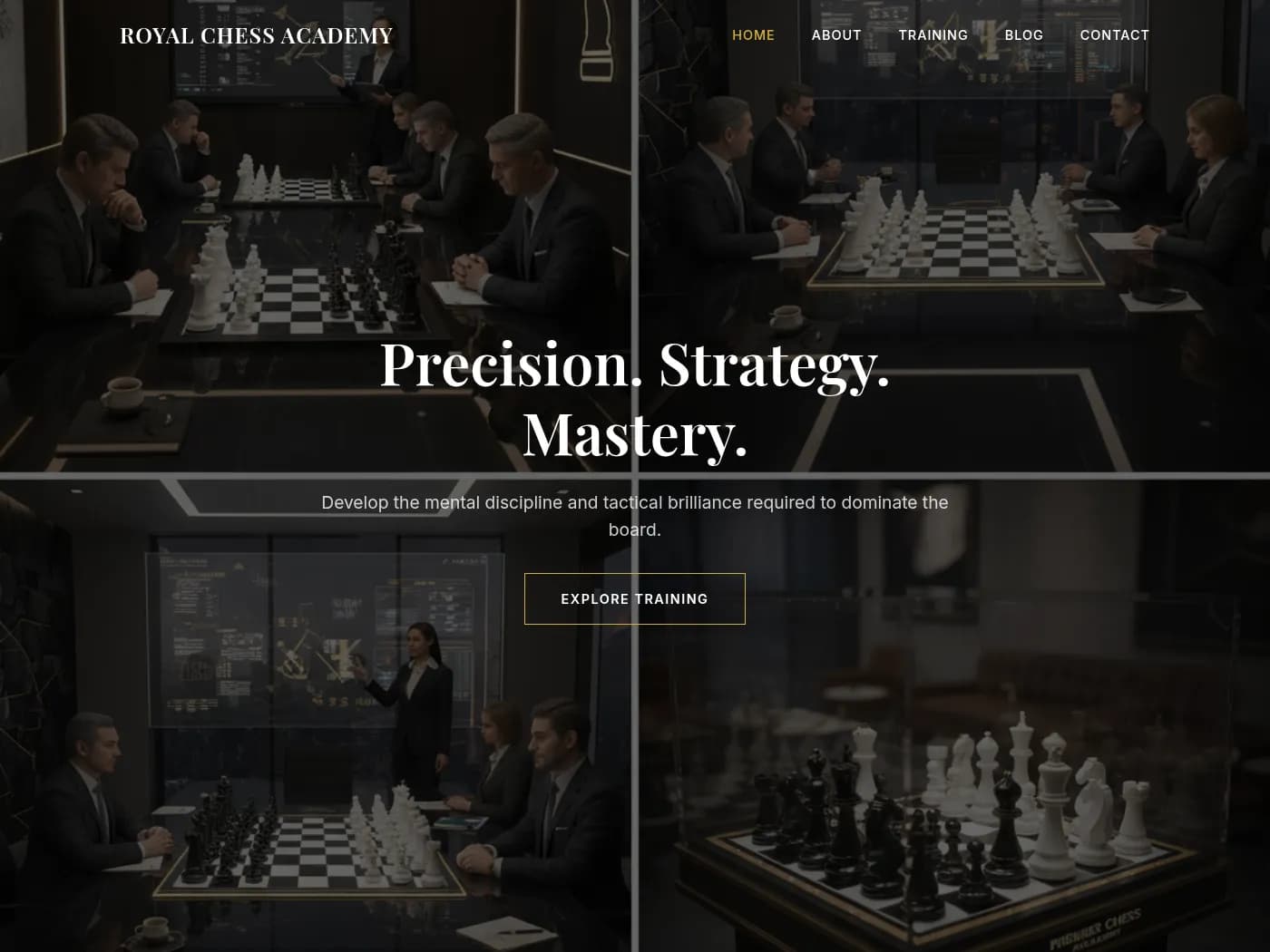 Royal Chess Academy Site