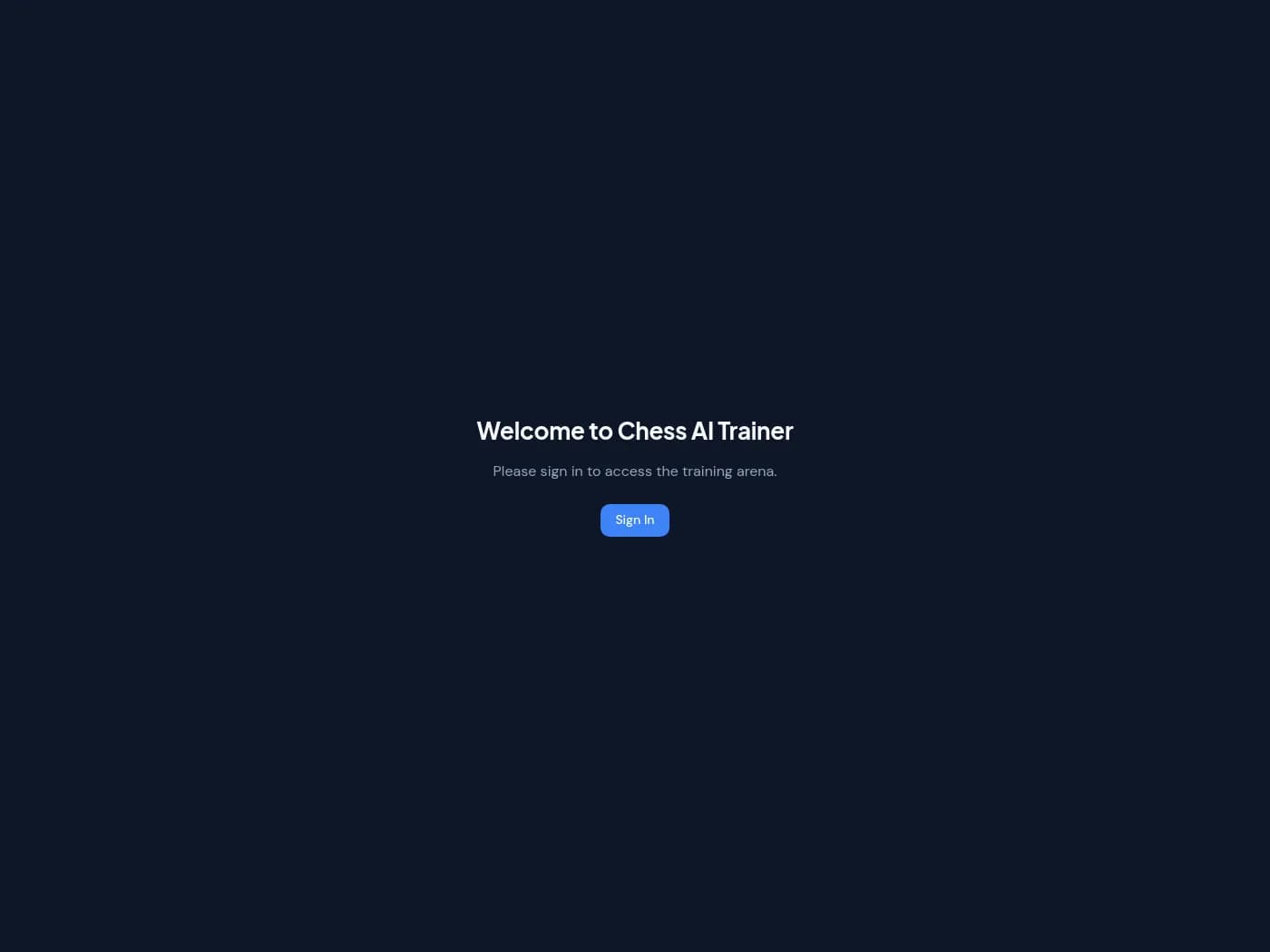 Chess AI Trainer