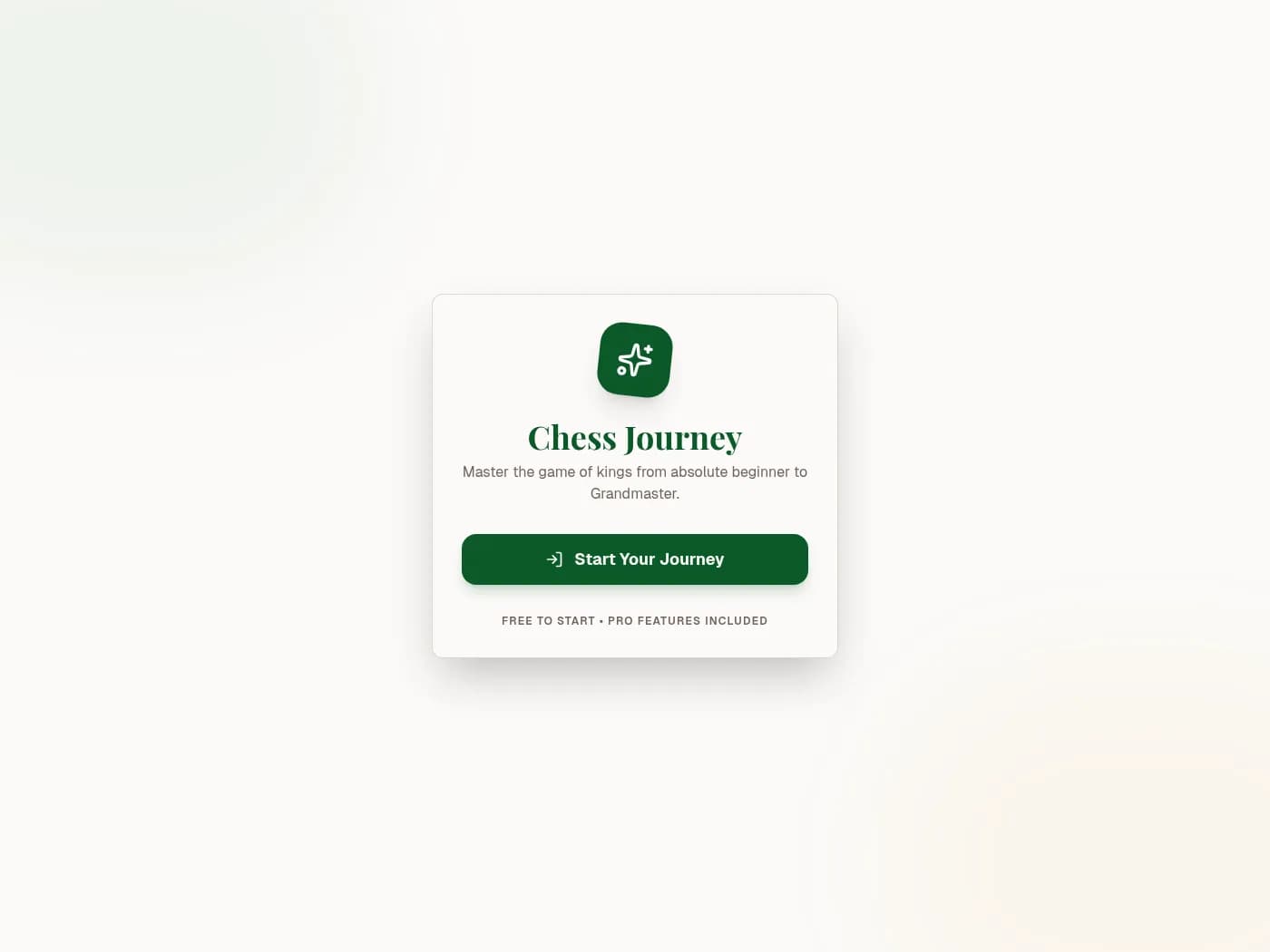 Chess Journey Coach
