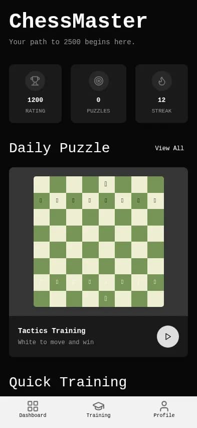 ChessMaster Coach App