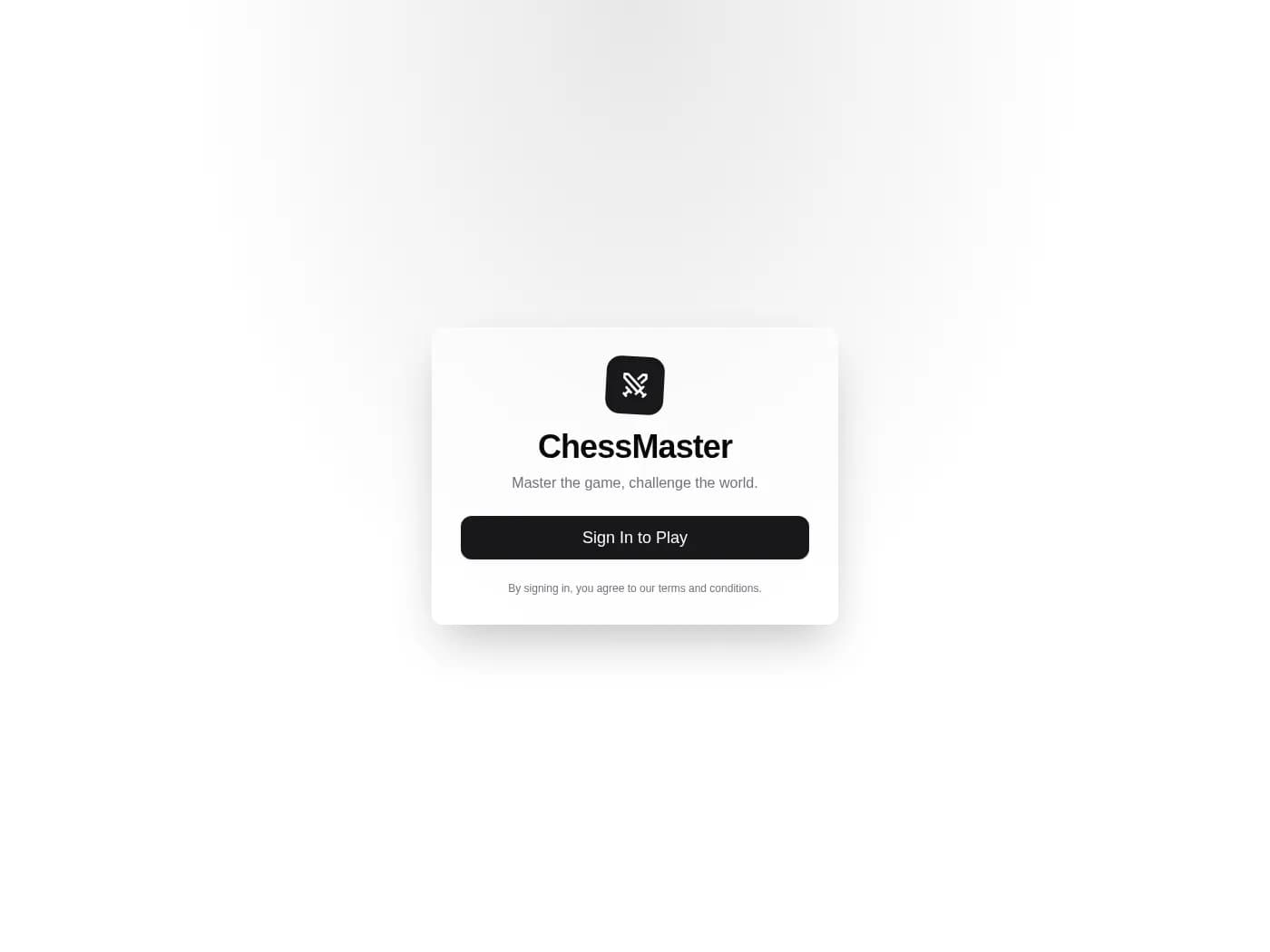 ChessMaster App