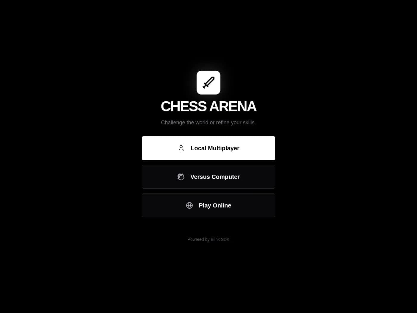 Chess Game Arena