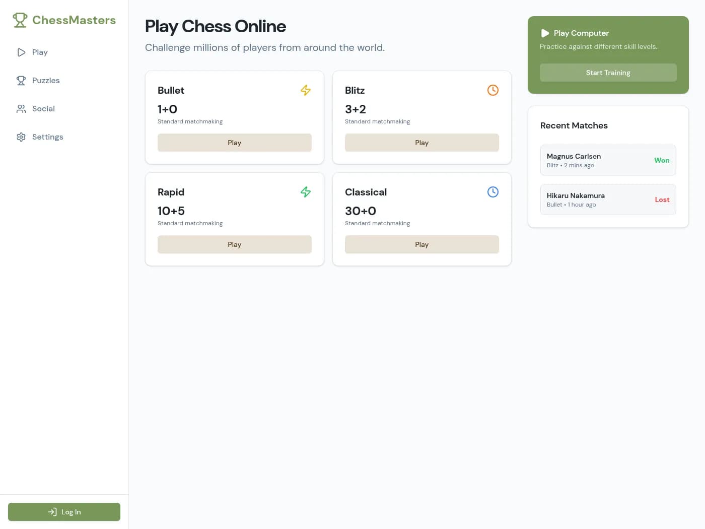 ChessMasters Online