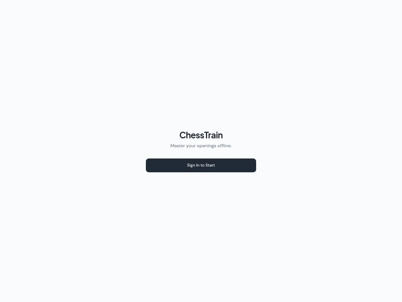 Chess Opening Trainer
