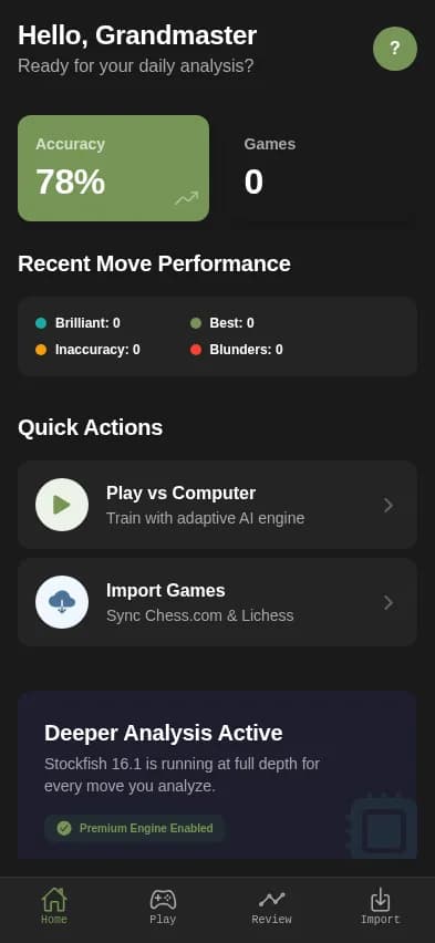 ChessMate Review Engine