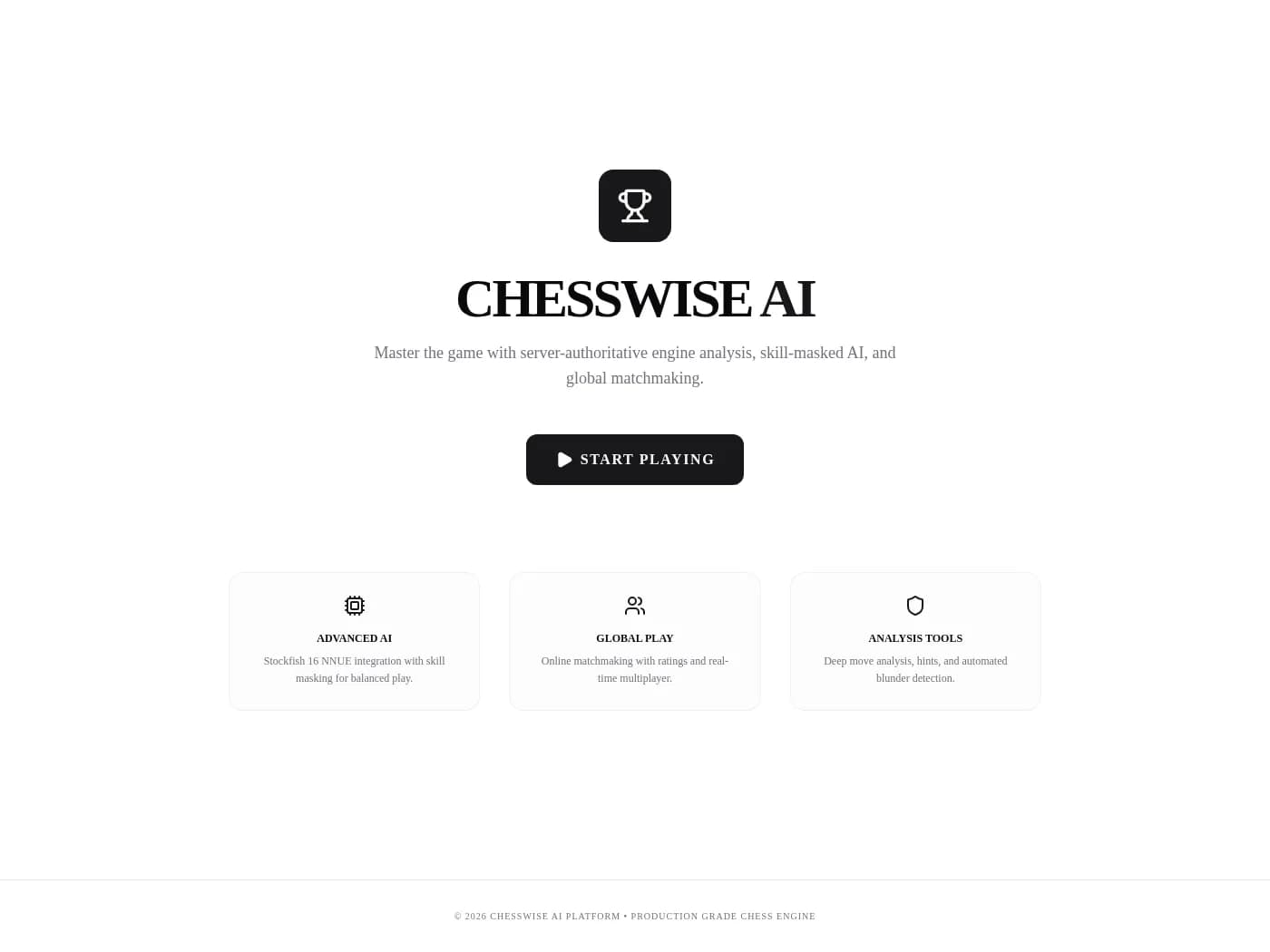 ChessWise AI Platform