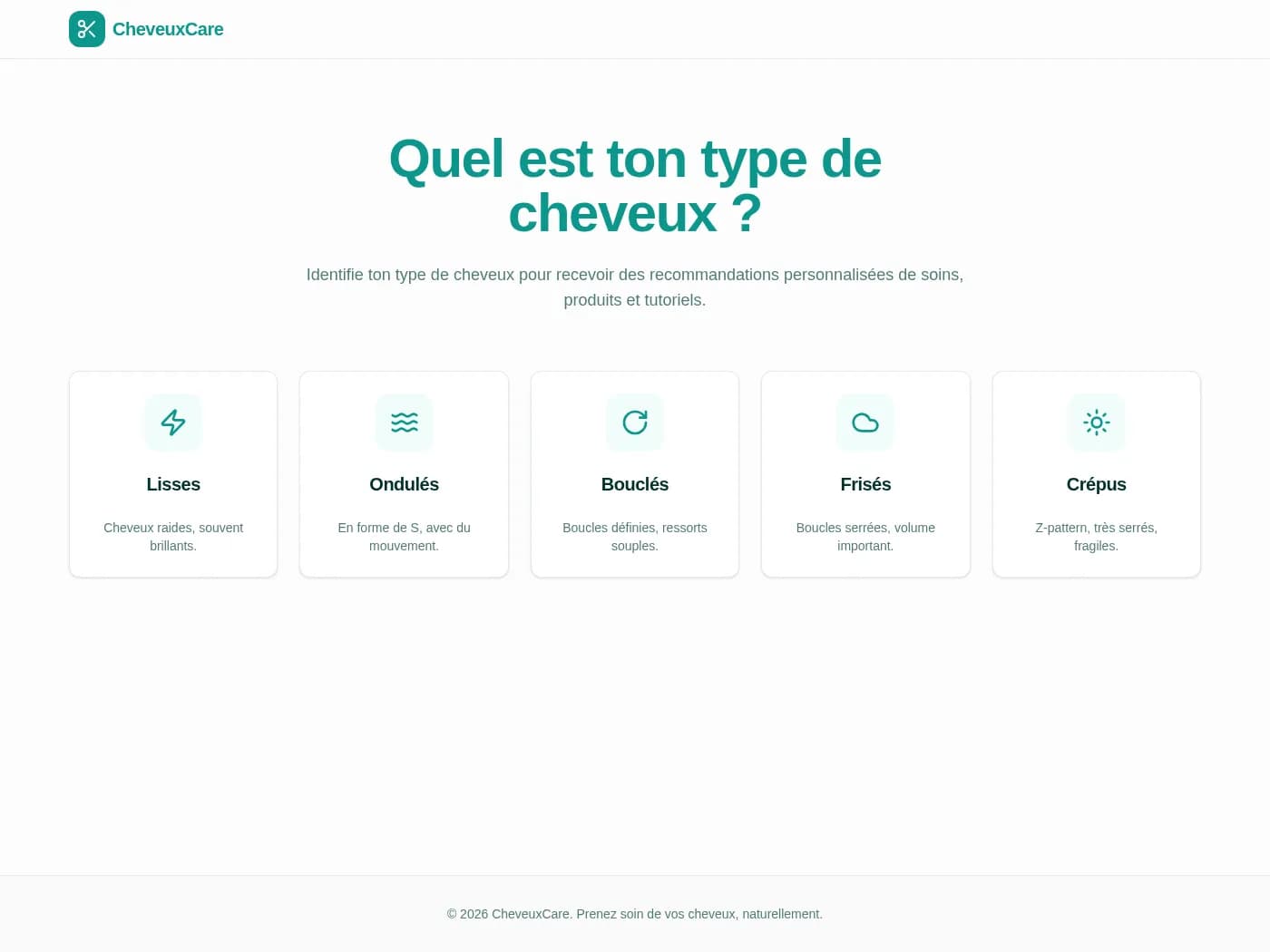 CheveuxCare Web App