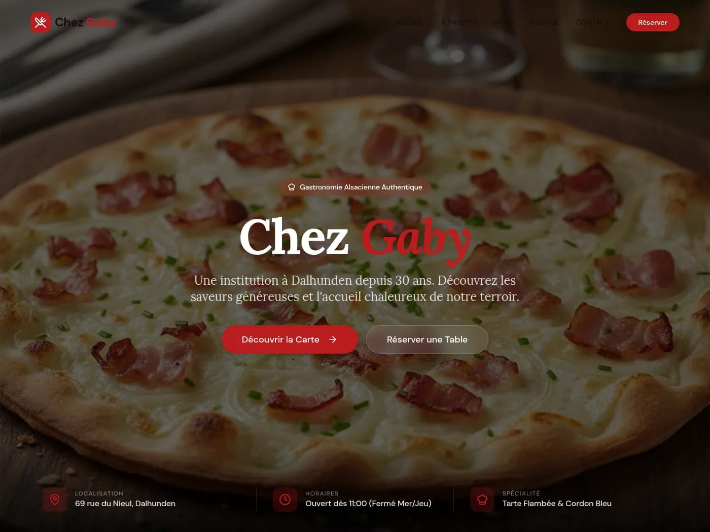 Chez Gaby Restaurant Site
