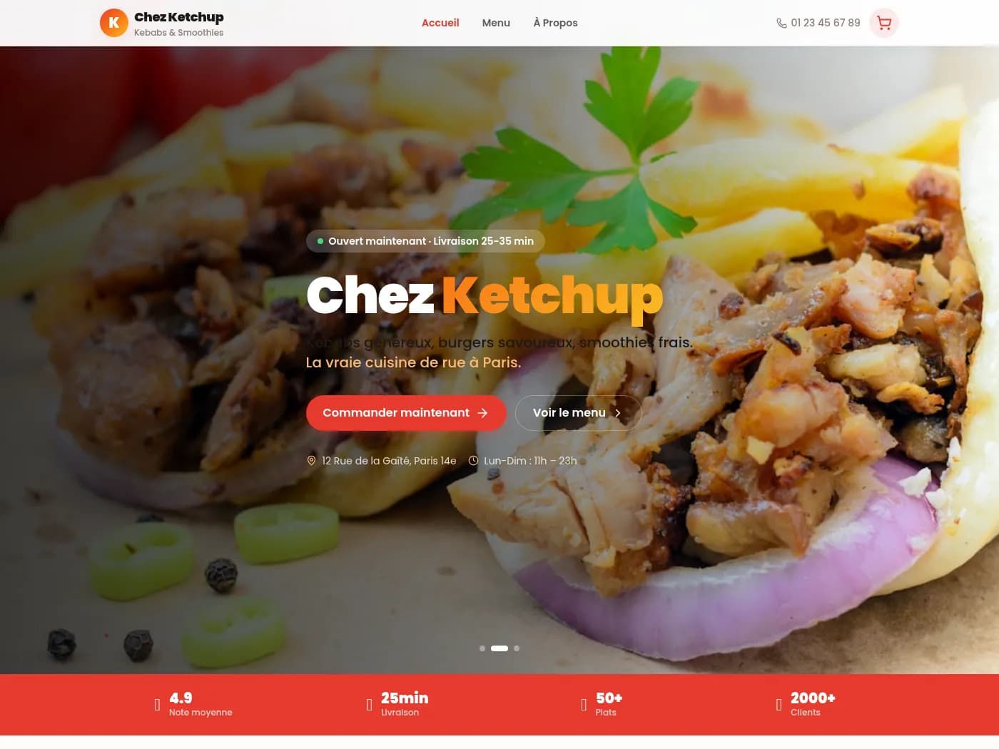 Chez Ketchup Restaurant App