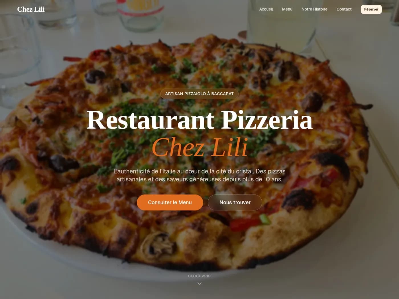 Chez Lili Showcase Site
