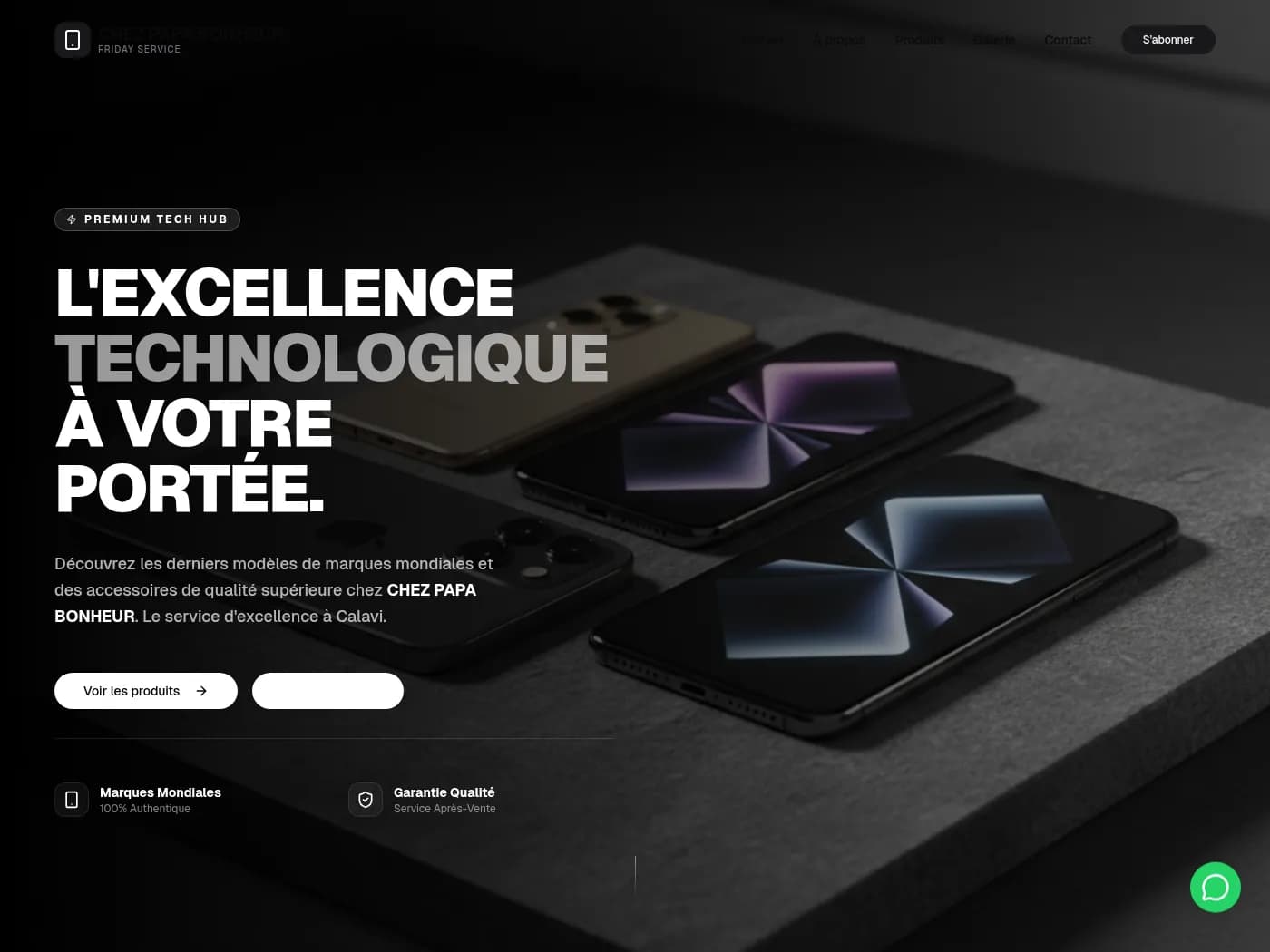 Chez Papa Bonheur Web