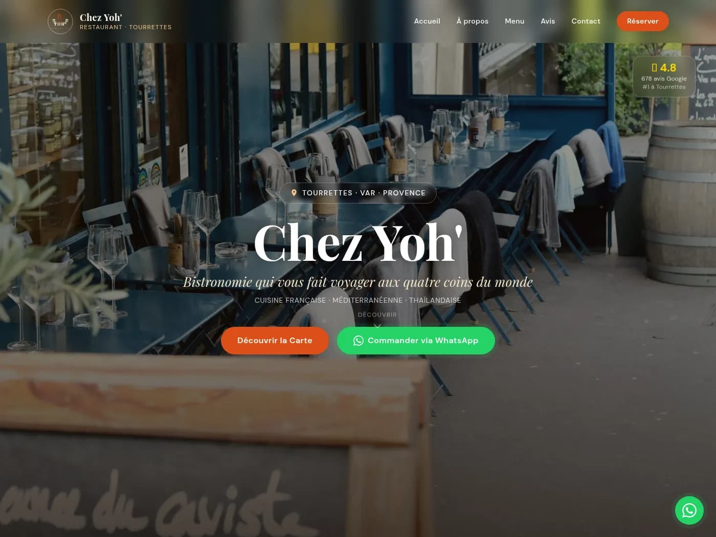 Chez Yoh Restaurant Site