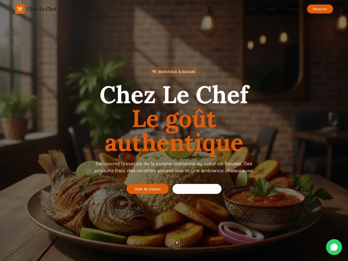 Chez Le Chef Website