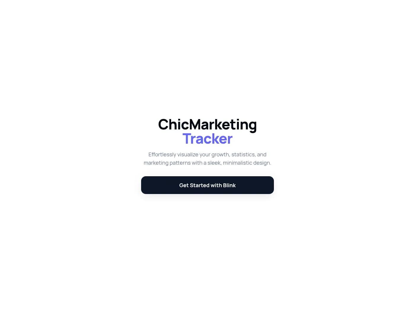 ChicMarketing Tracker