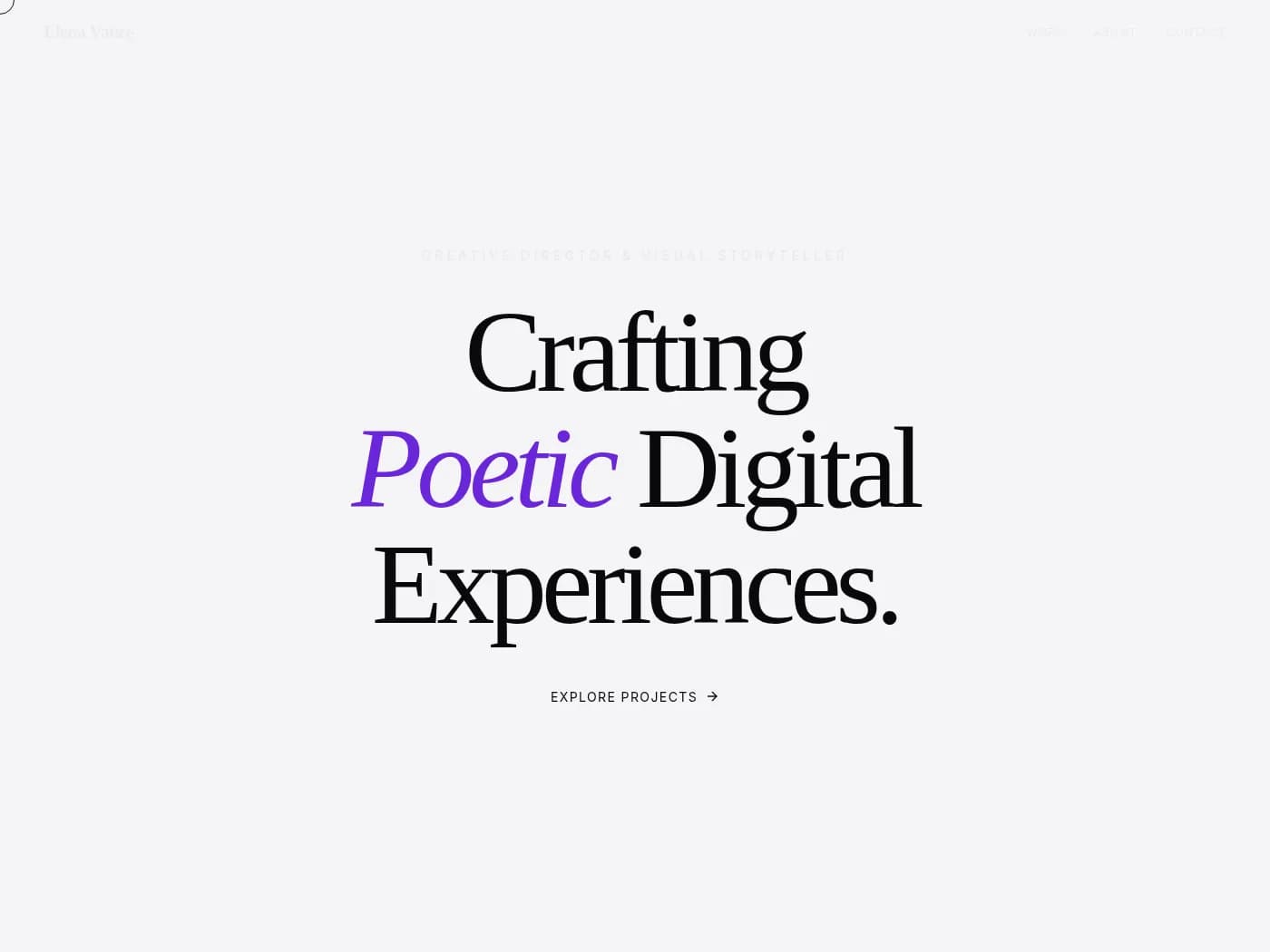 Chic Portfolio Site