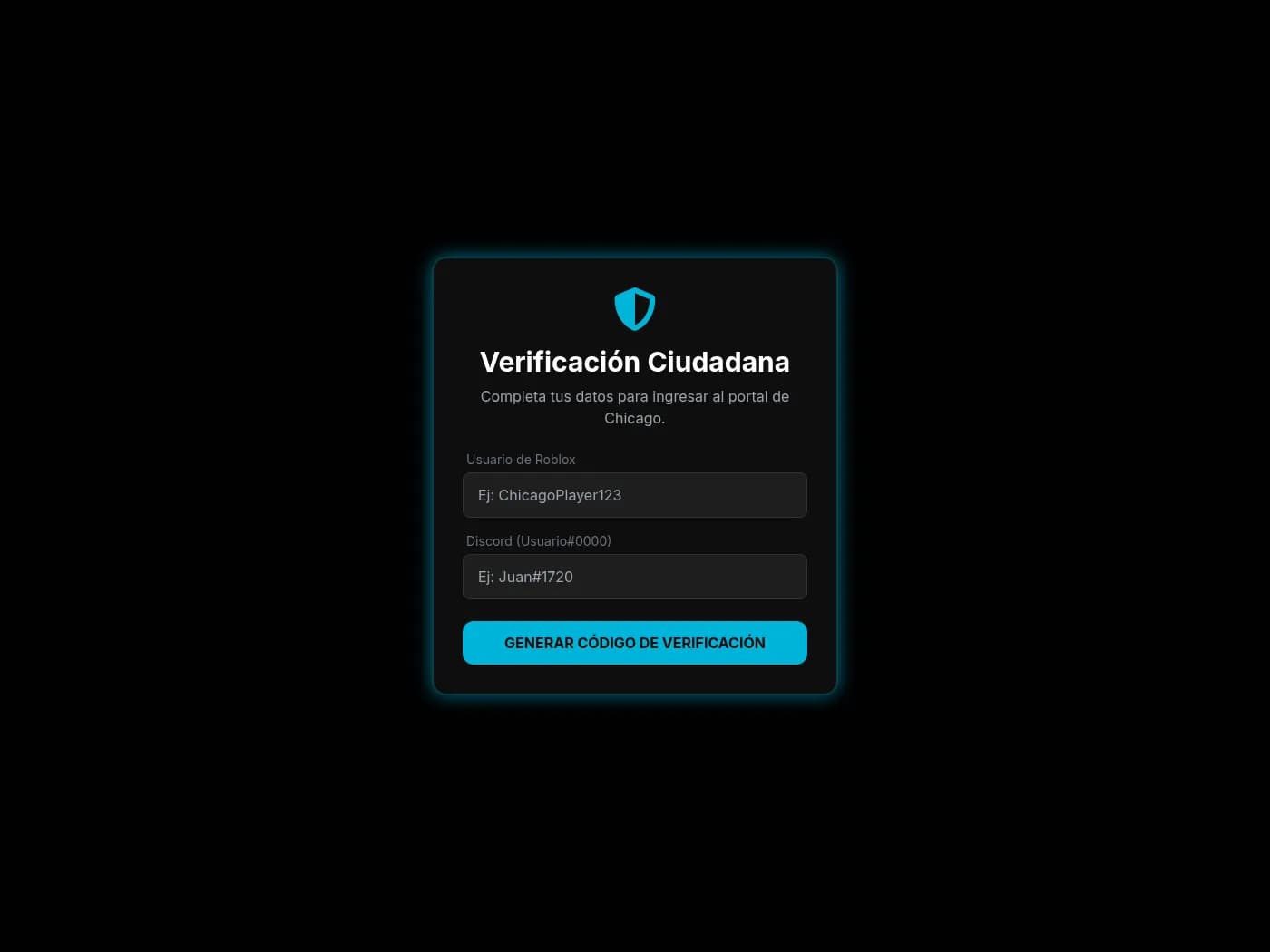 Chicago RP Portal