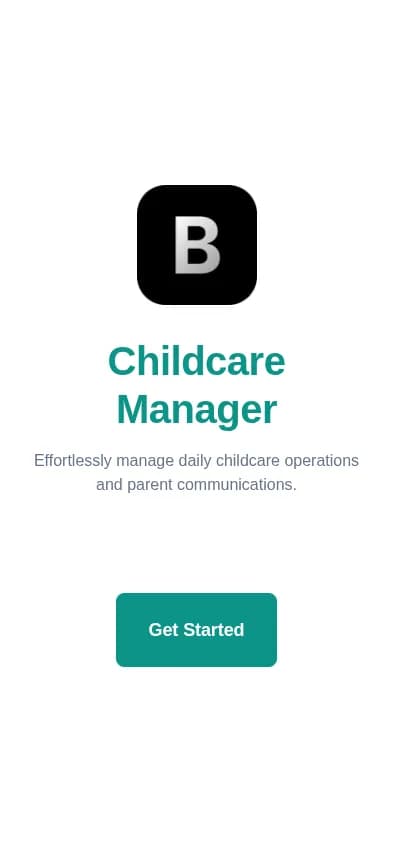 Childcare Manager App