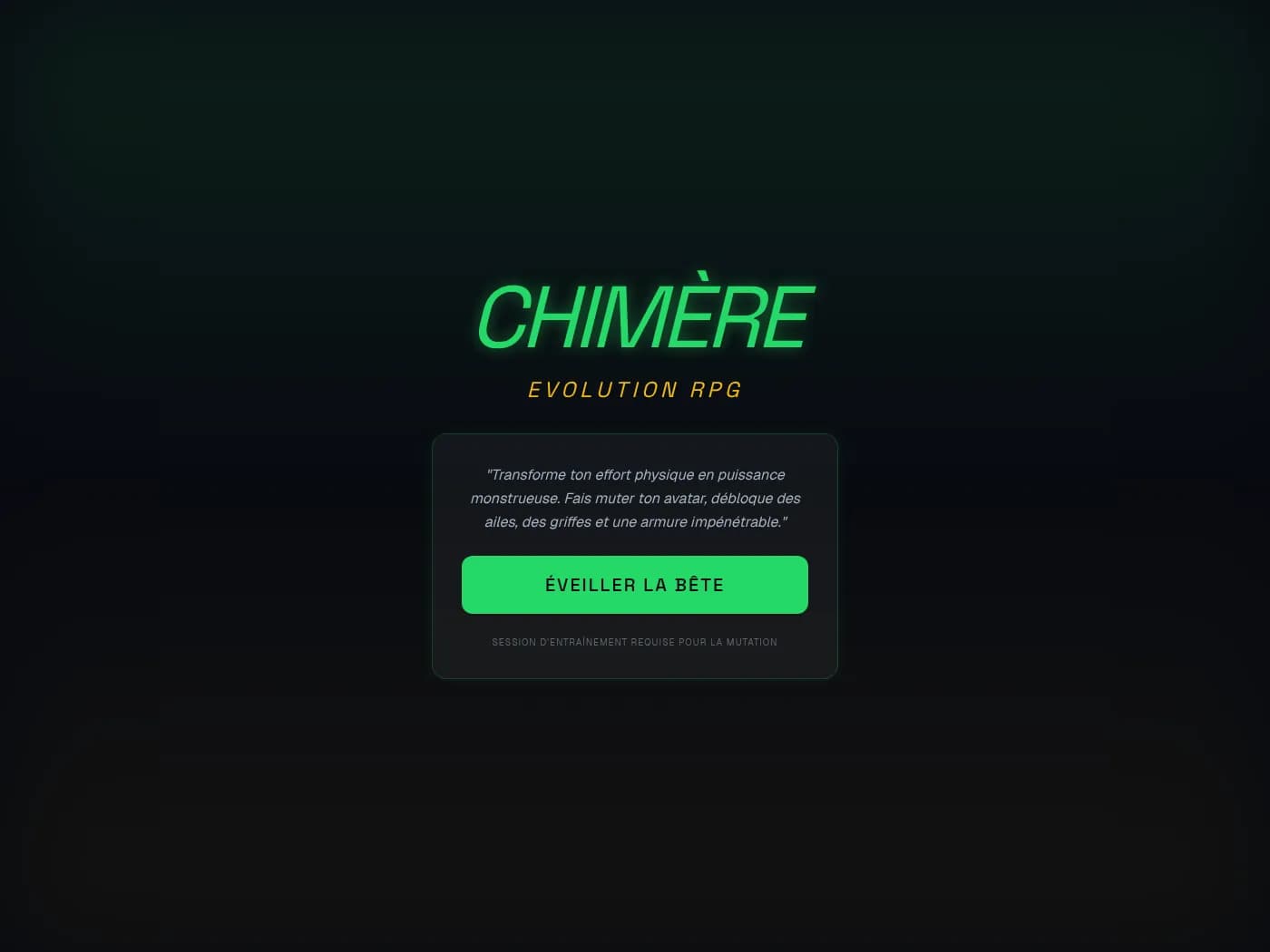 Chimera Fitness RPG