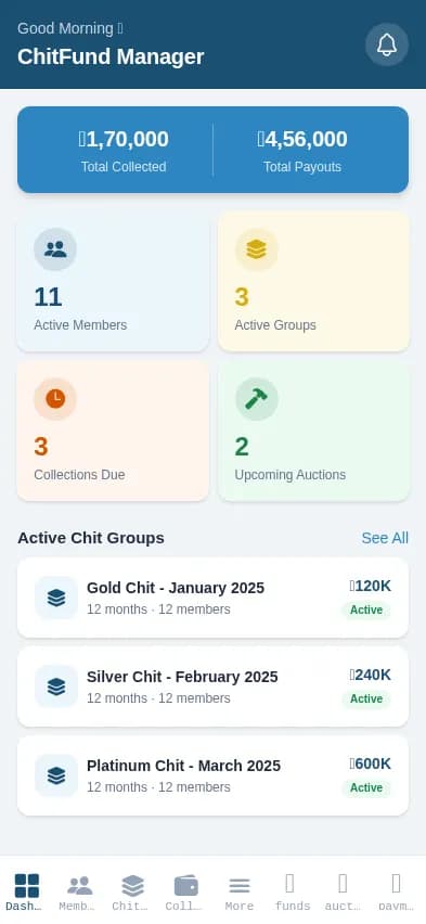 ChitFund Manager Pro