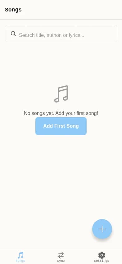 ChoirSync Song Manager