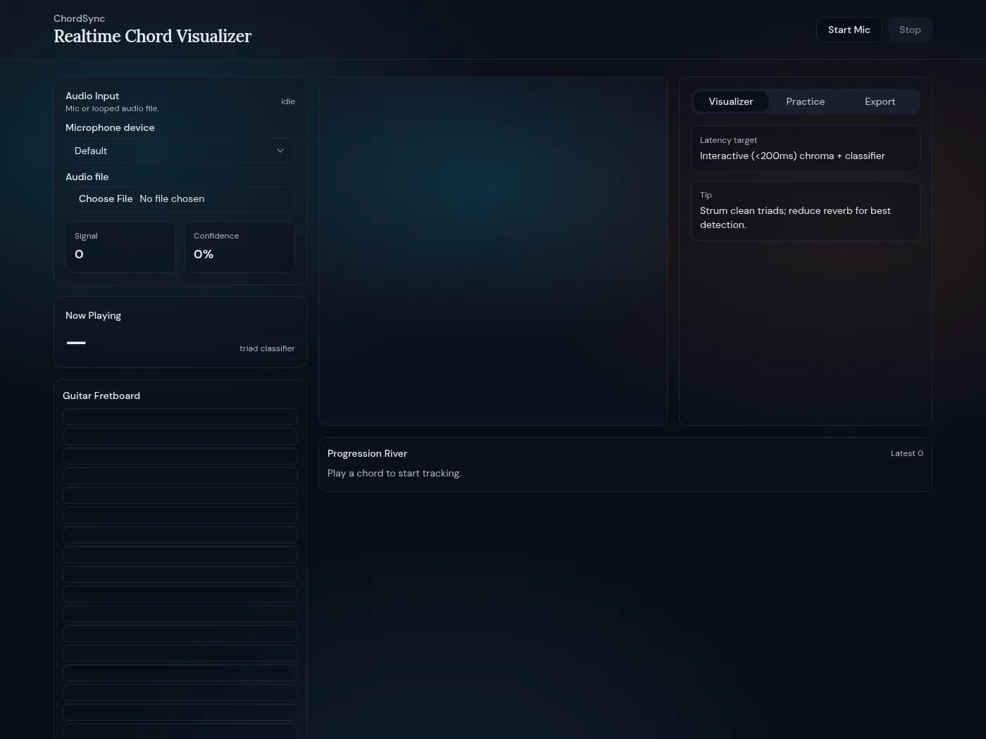 ChordSync Realtime Chord Visualizer