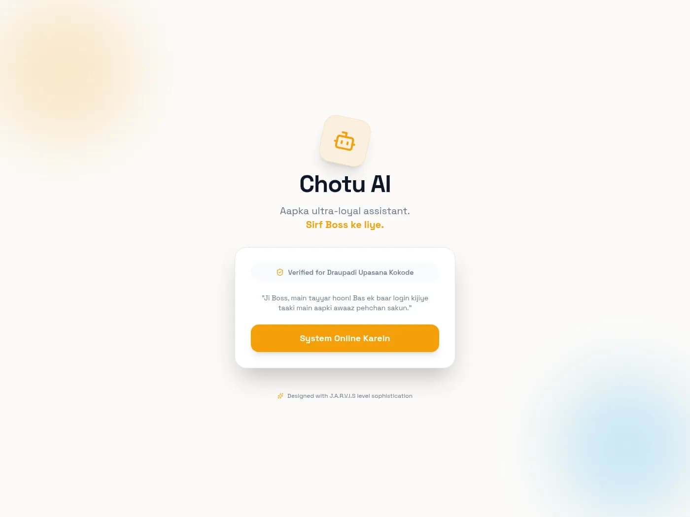 Chotu AI Master Prompt