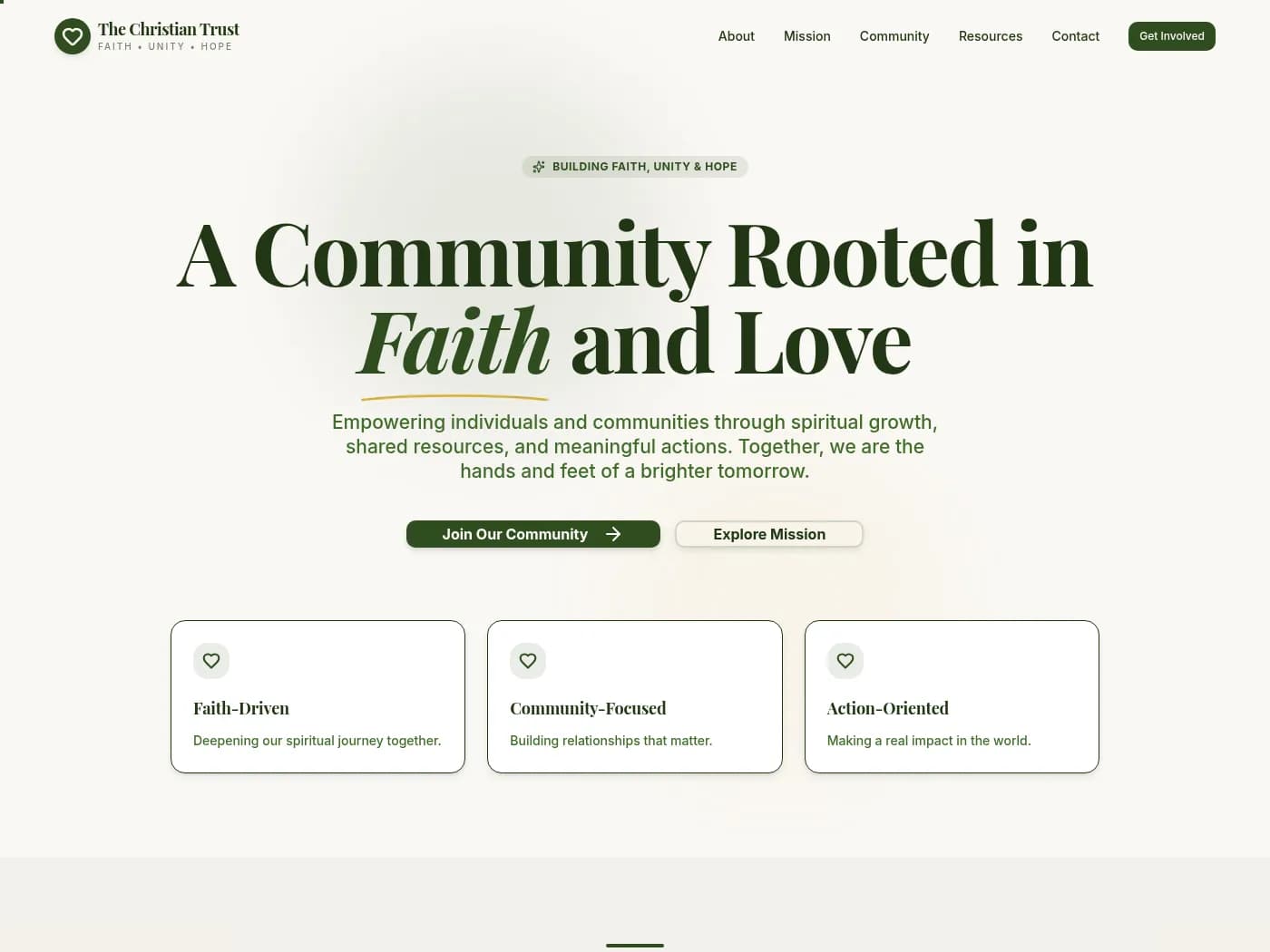 Christian Trust Website