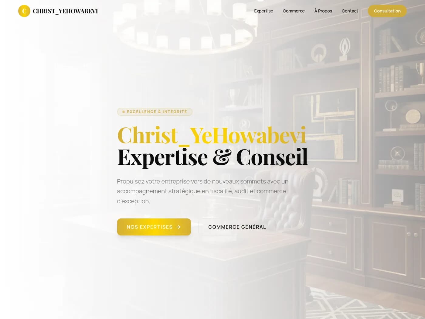 Christ_YeHowabevi Vitrine Site