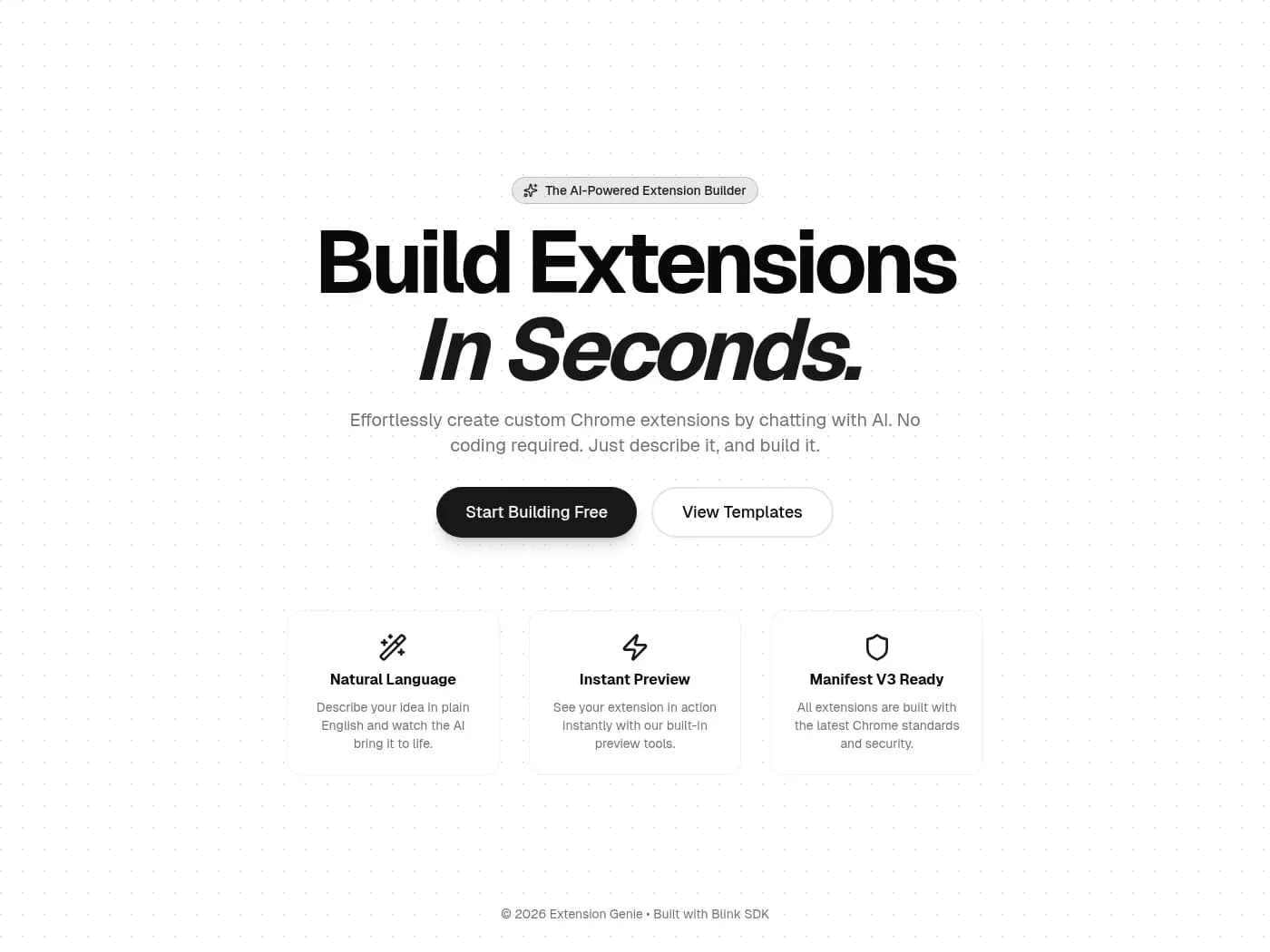Extension Genie