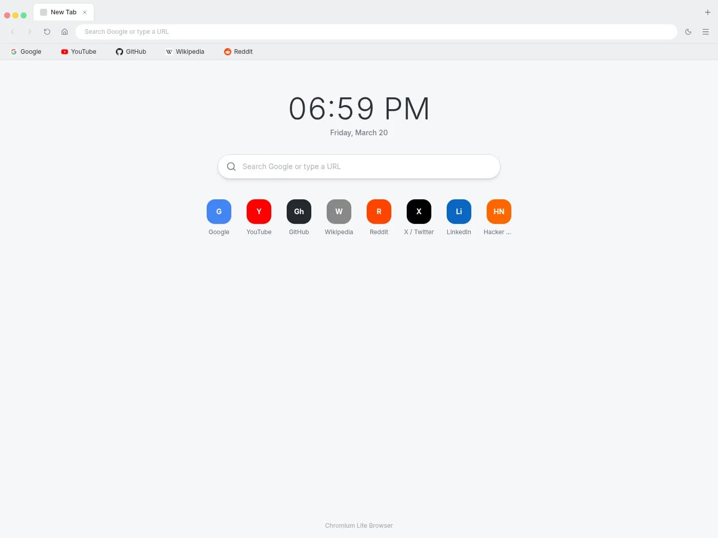 Chromium Lite Browser