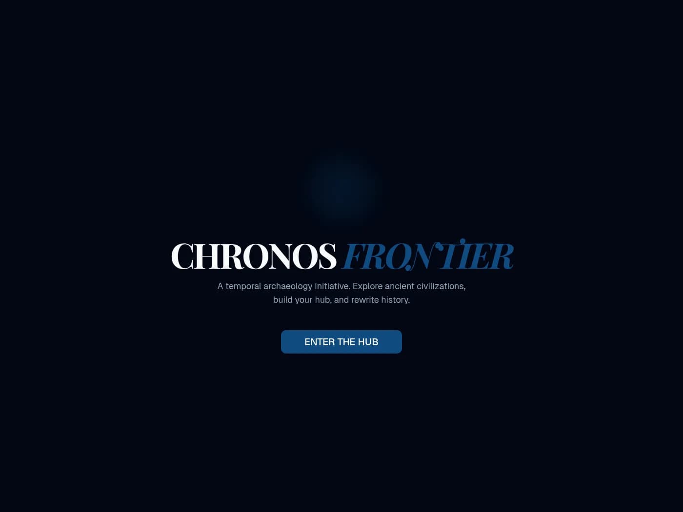 Chronos Frontier Tycoon-RPG
