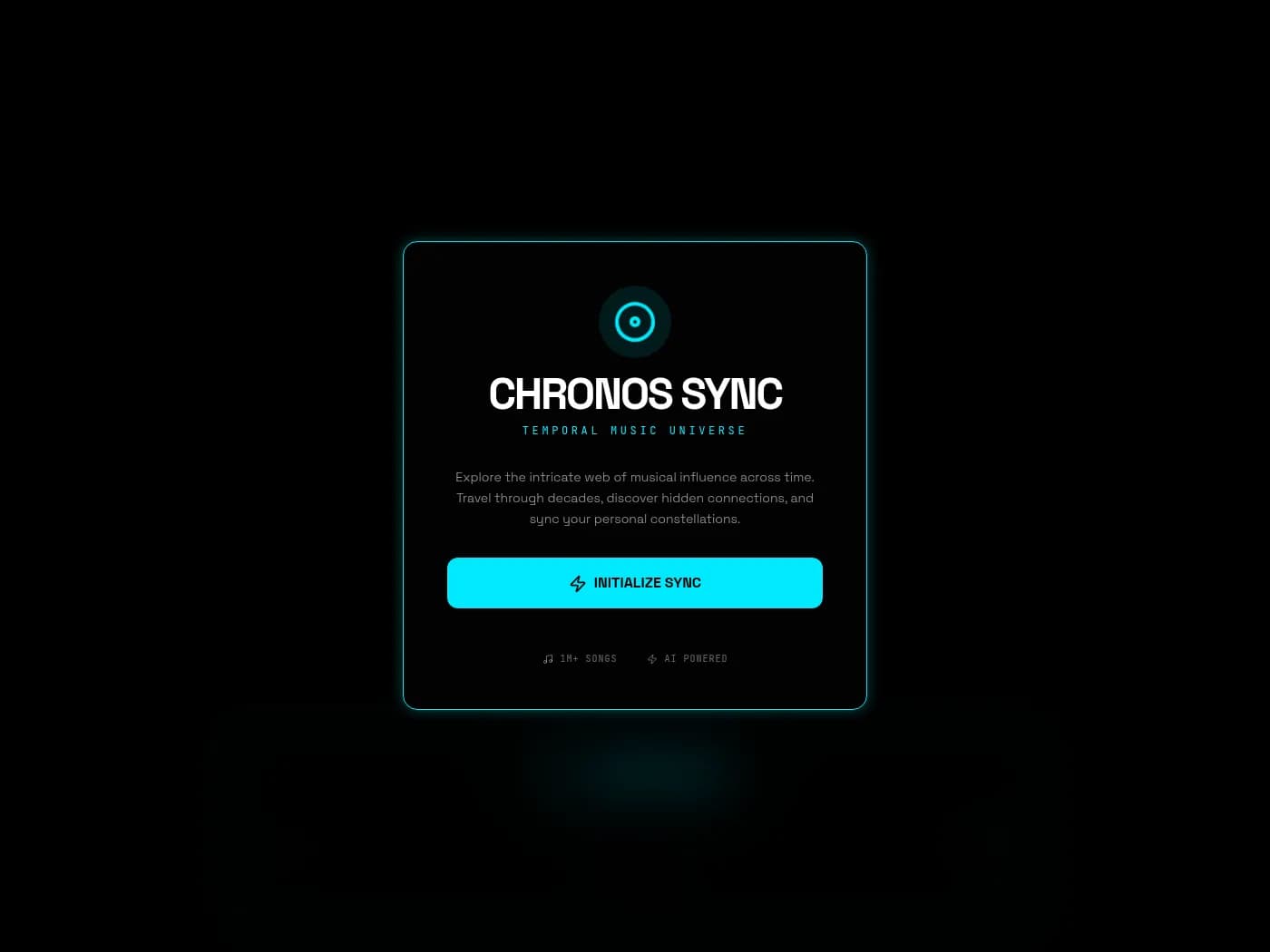 Chronos-Sync 3D Music Universe