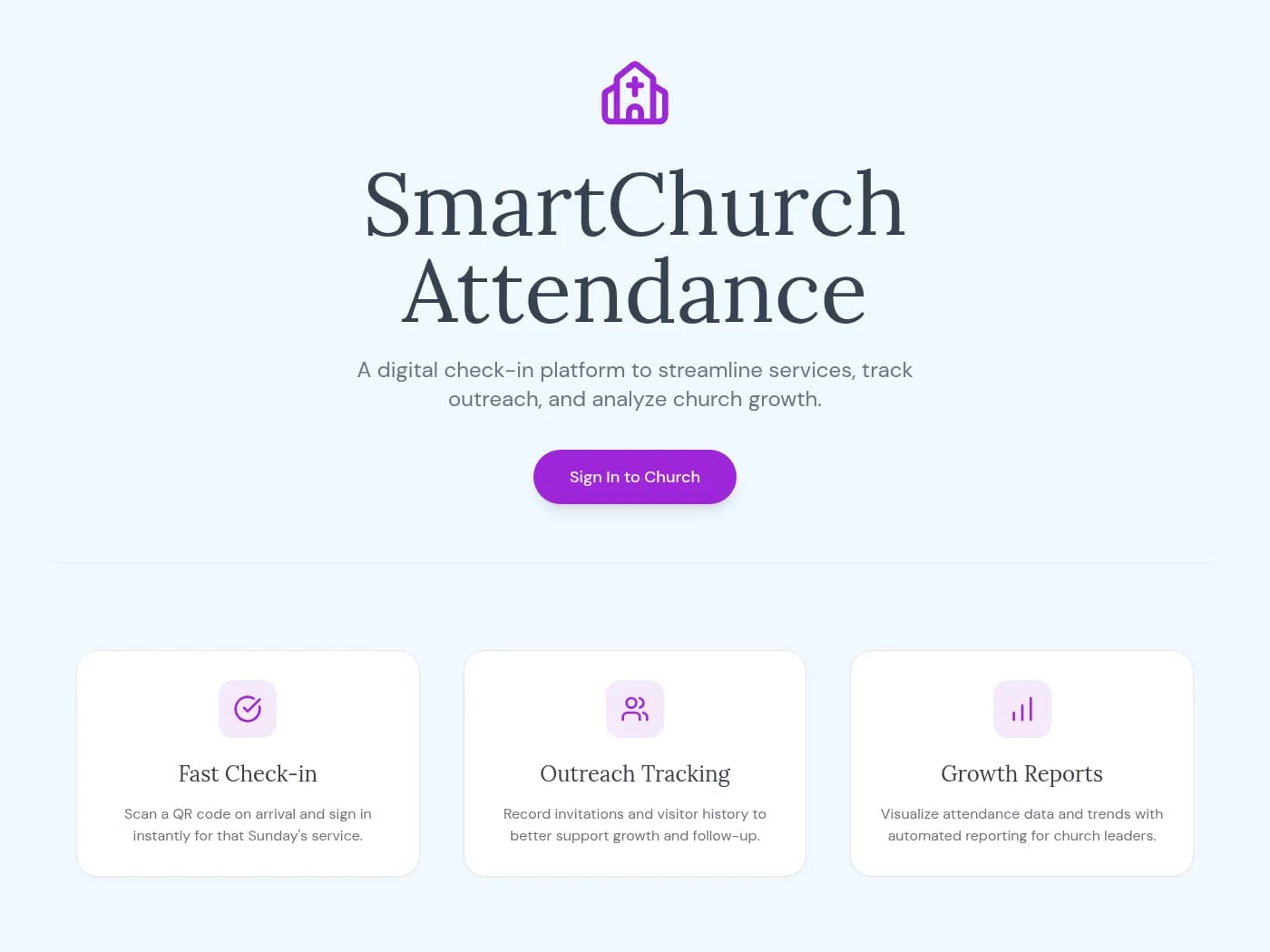 SmartChurch Attendance
