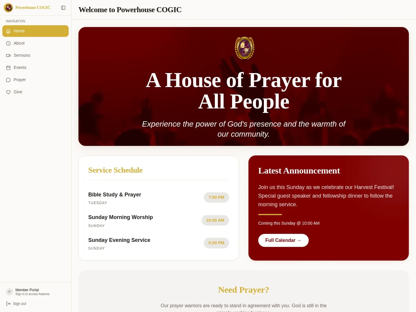 Church Connect App