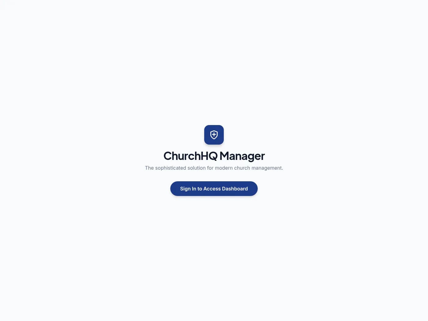 ChurchHQ Manager