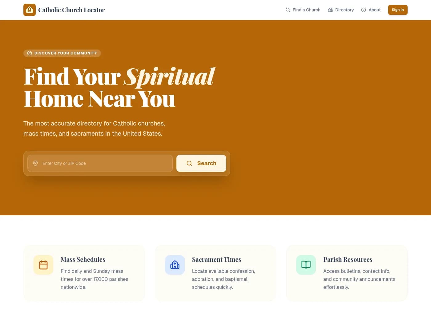 Church Locator Web
