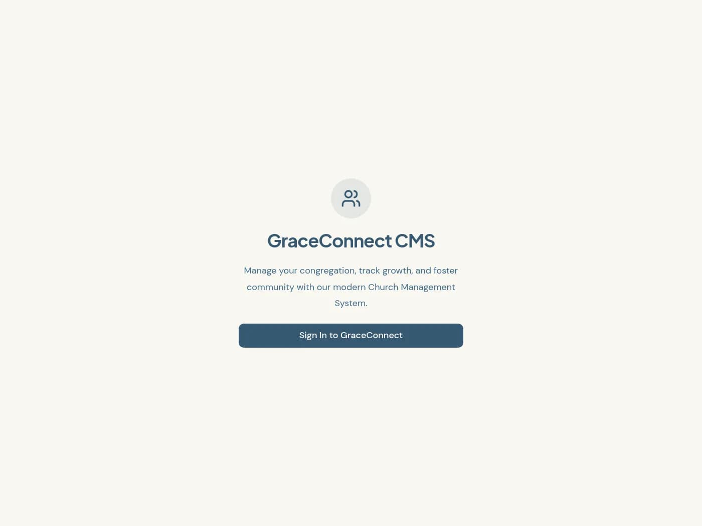 GraceConnect CMS