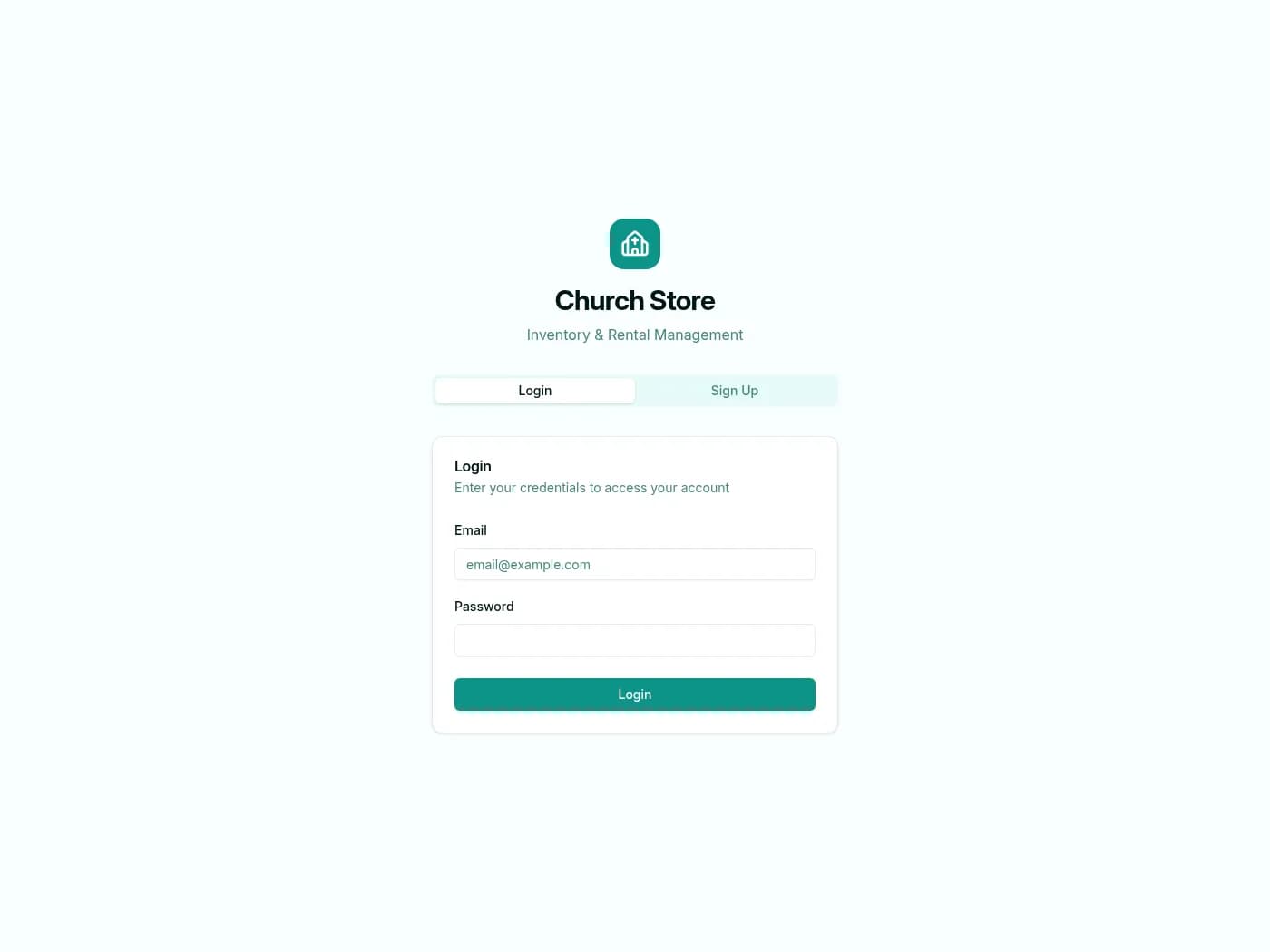 Church Store Manager