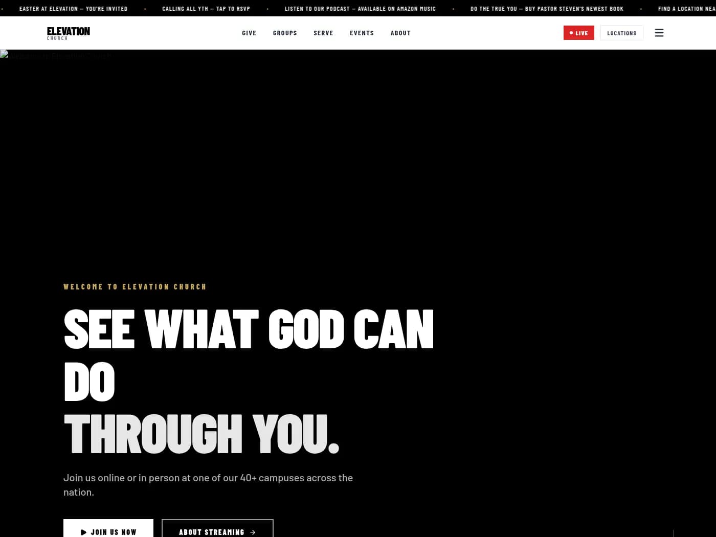 Elevation Church Site