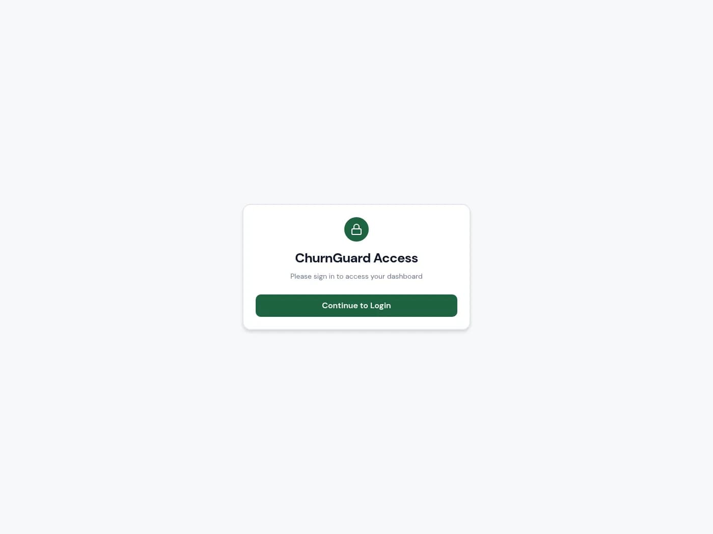 ChurnGuard Dashboard