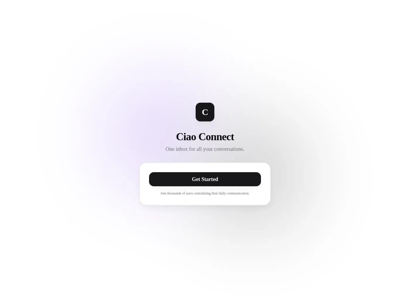 Ciao Connect