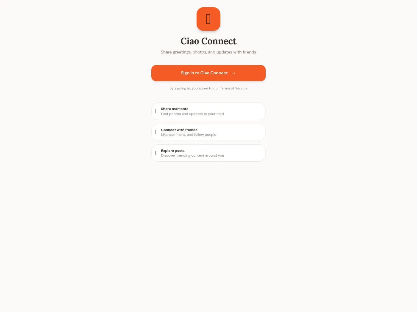 Ciao Connect