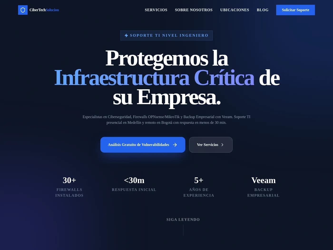 CiberTech Web Audit