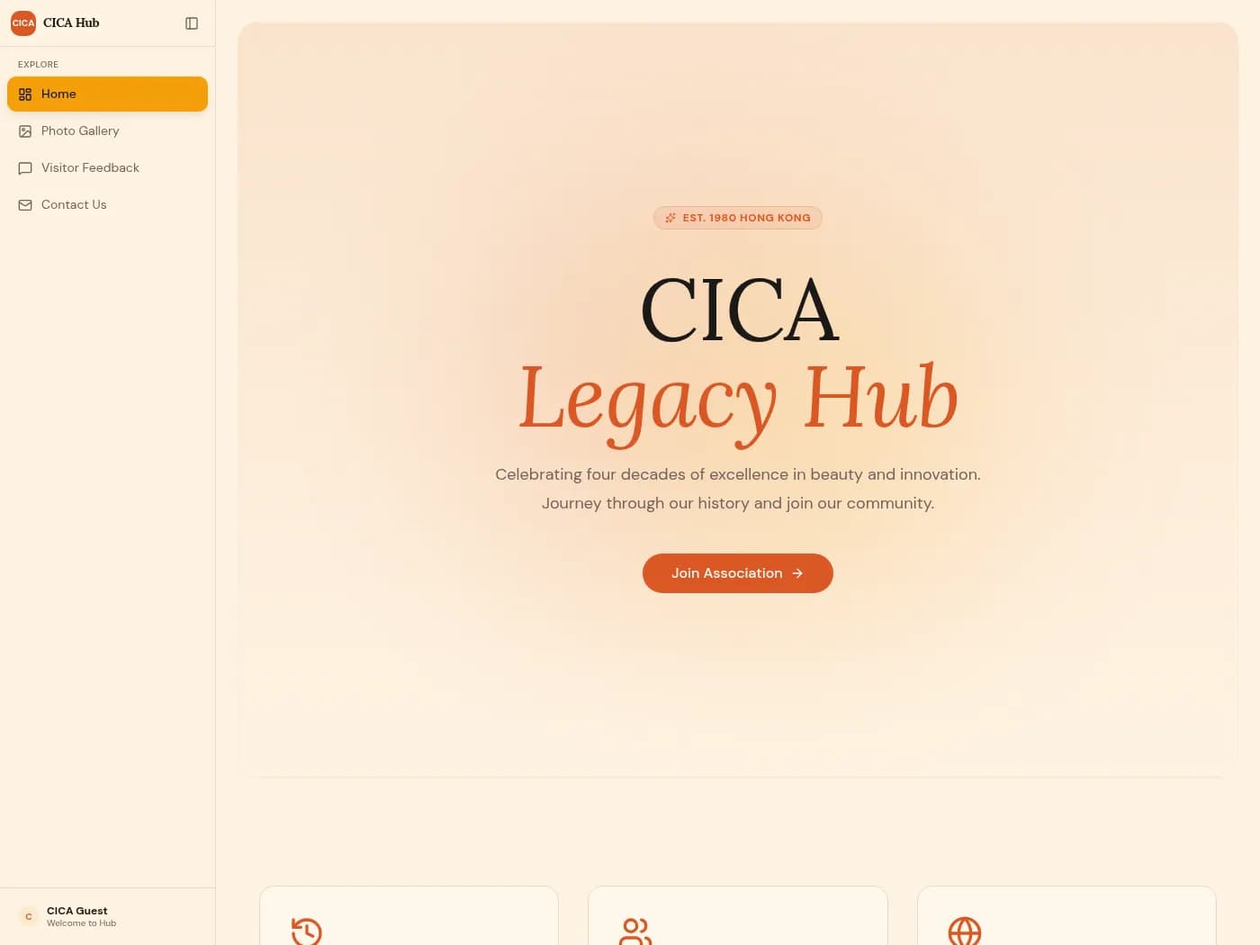 CICA Legacy Hub