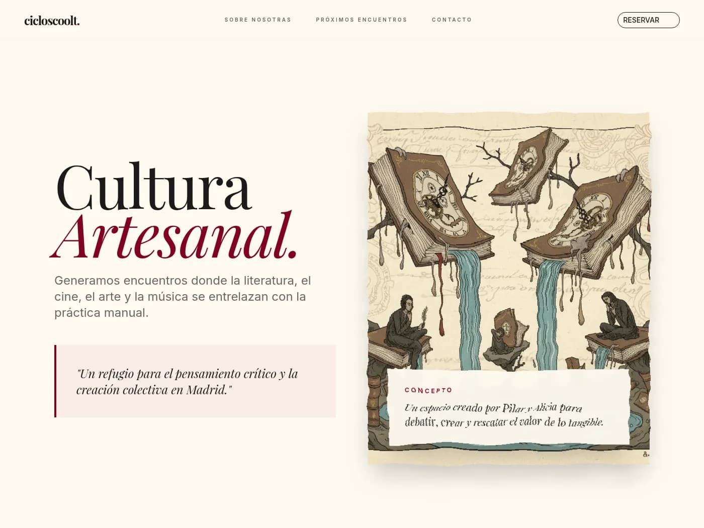 Cicloscoolt Landing Page