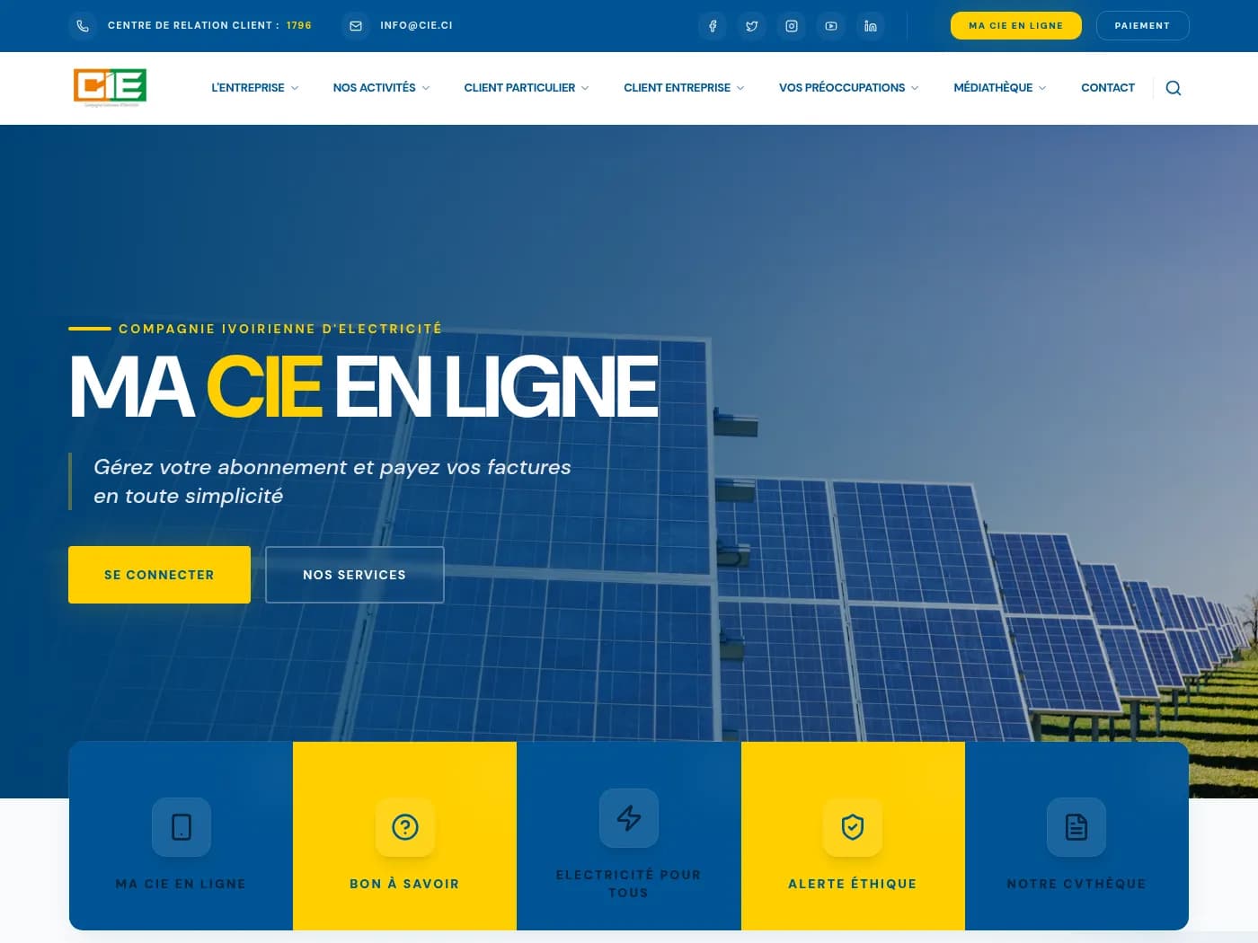 CIE Website Replica