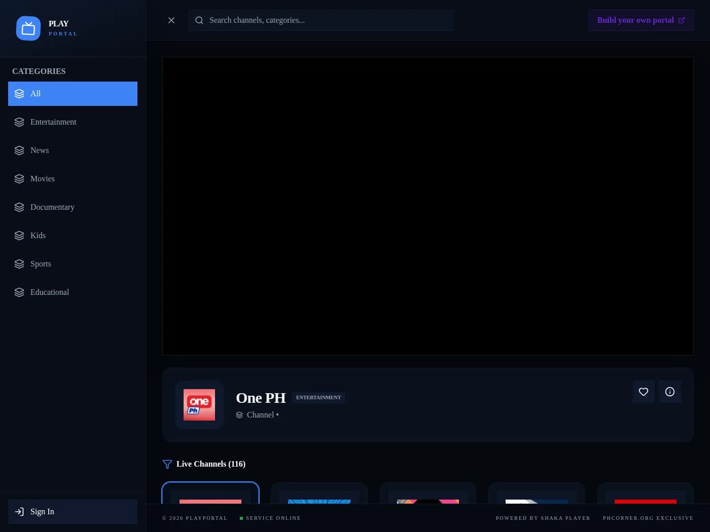Cignal Play Web Portal