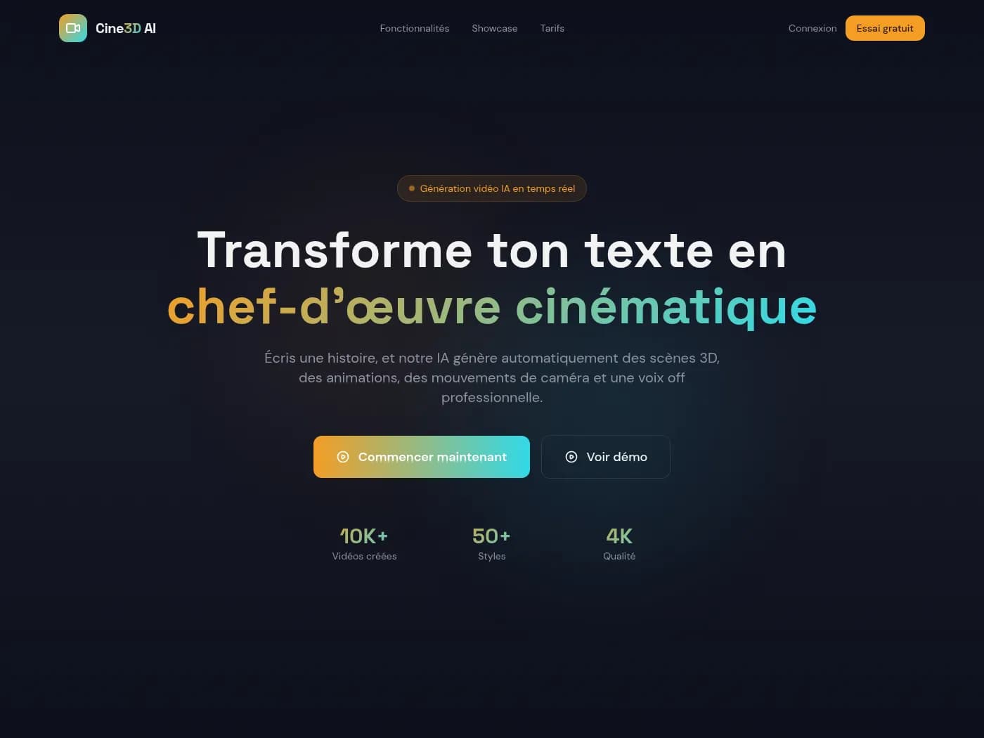 Cine3D AI Studio