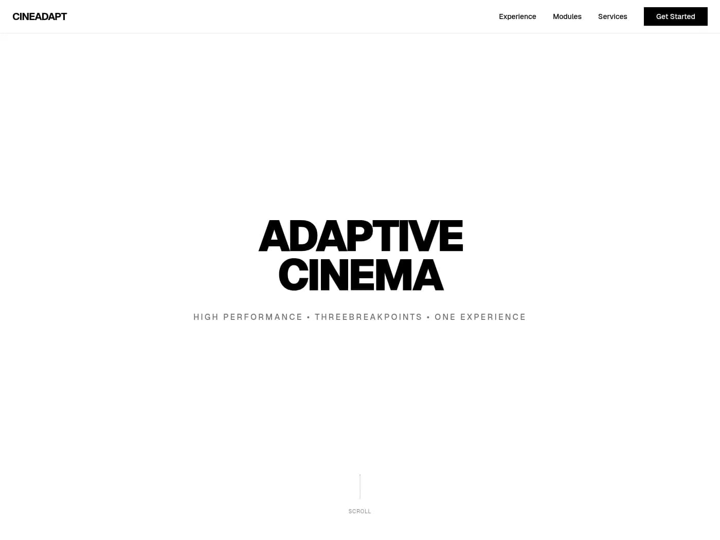CineAdapt Web Experience
